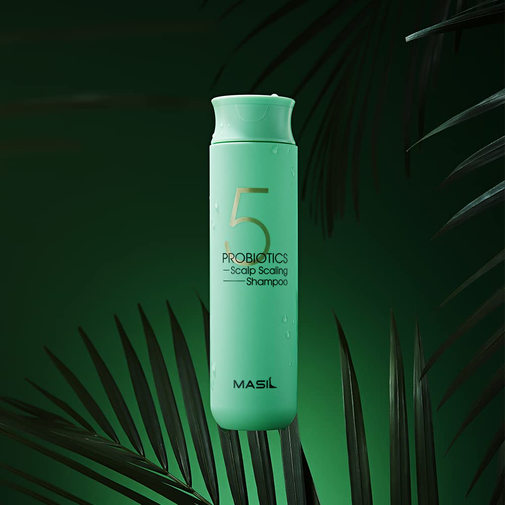 Masil Shampoo for Damaged Hair & Loss, Weakened Scalp Scaling, CMC Shampoo for Bouncy Hair, Travel Size, 5.1 Fl Oz