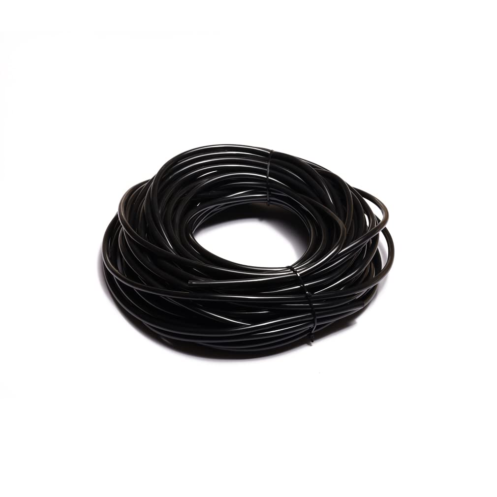 100feet 1/4 inch Black Flexible PVC Micro Tubing For Bubbler Sprinkle Irrigation