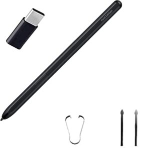 fold edition galaxy z fold 3 pen z fold 4 s pen replacement + 2 pen tips for samsung galaxy z fold 3 s pen z fold 4 pen touch stylus s pen +replacement tips/nibs + type-c convertor