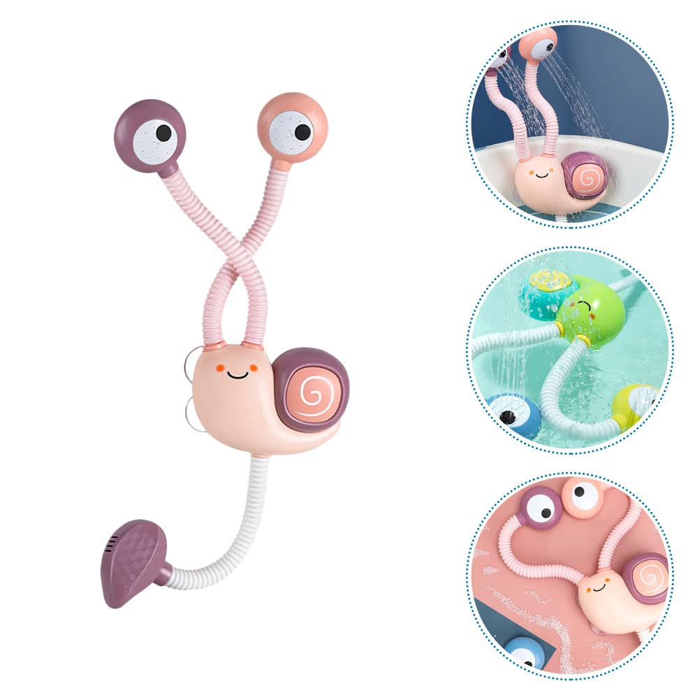 Baby Bath Shower Head Infant Bathing Toy Adorable Snail Toy Kids Playing Water Toy Shower Toy Baby Shower Toy Random Color