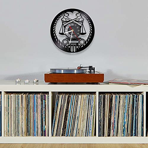 Vinyl Record Silent Watch Lawyer Office Decor 12 inches (30 cm)