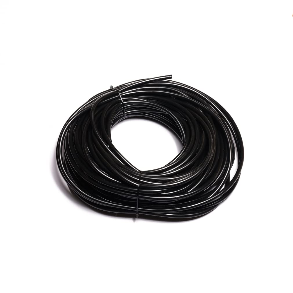 100feet 1/4 inch Black Flexible PVC Micro Tubing For Bubbler Sprinkle Irrigation