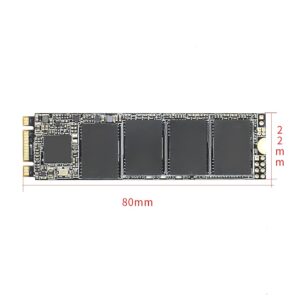 YinaLoi Solid-State Drive SSD M2 PCI-e m.2 SSD 22 * 80mm HDD for NGFF 2280 Desktop Laptop PC (128GB)