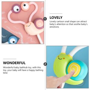 Baby Bath Shower Head Infant Bathing Toy Adorable Snail Toy Kids Playing Water Toy Shower Toy Baby Shower Toy Random Color