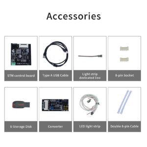 SCBRHMI 4.3 Inch Intelligent LCD HMI Serial Display Module with Program + Touch Screen + Free Powerful Software for Equipment Control Panel Arduino Raspberry pi ESP 32 ESP8266 STM32