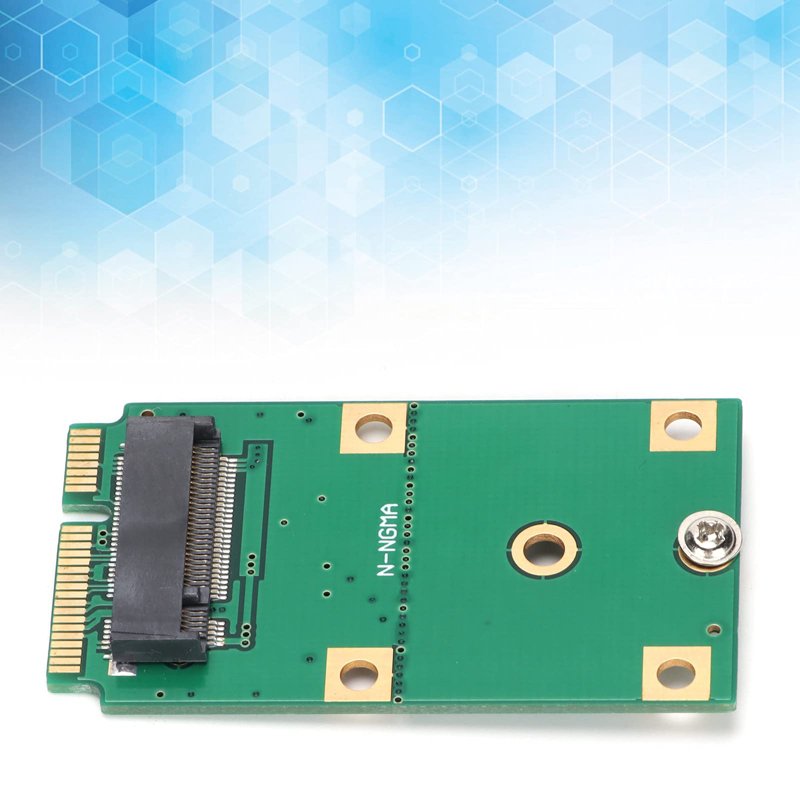 Msata Ssd, Adapter Card M.2 NGFF SSD to MSATA SSD 2 Fixing Holes MSATA Adapter Light Weight Sophisticated Technology for PCB