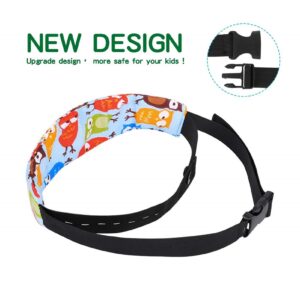 Baby Head Support for Car Seat-Head Band Strap Headrest, Stroller Carseat Sleeping Baby Carseat Head Support for Toddler Kids Children Child Infant Baby Interior Accessories for Car