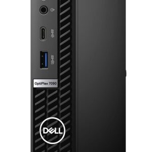 Dell Optiplex 7090 Micro Tower Desktop | Core i7-10700T - 512GB SSD Hard Drive - 16GB RAM | 8 cores @ 4.5 GHz Win 11 Pro Black (Renewed)