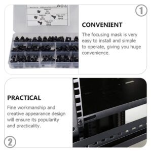 SOLUSTRE 1 Set Screw case Server Rack Cage Nuts Computer cage Nuts Rack Mount Screw Cage Nut Rack Mount Cage Nuts Computer Screws Cage Nuts and Screws Carbon Steel q215 Chassis Washer