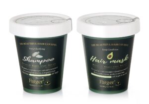 sea salt ginger hair shampoo & conditioner cleans the scalp and regenerates hair suitable for curly hair and oily scalp