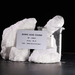 500G Boric Chunk,99.9% Pure Anhydrous Industrial Grade Strength Magic Fishscale Oily White Flakes Factory Direct Sales (1.1Lbs)