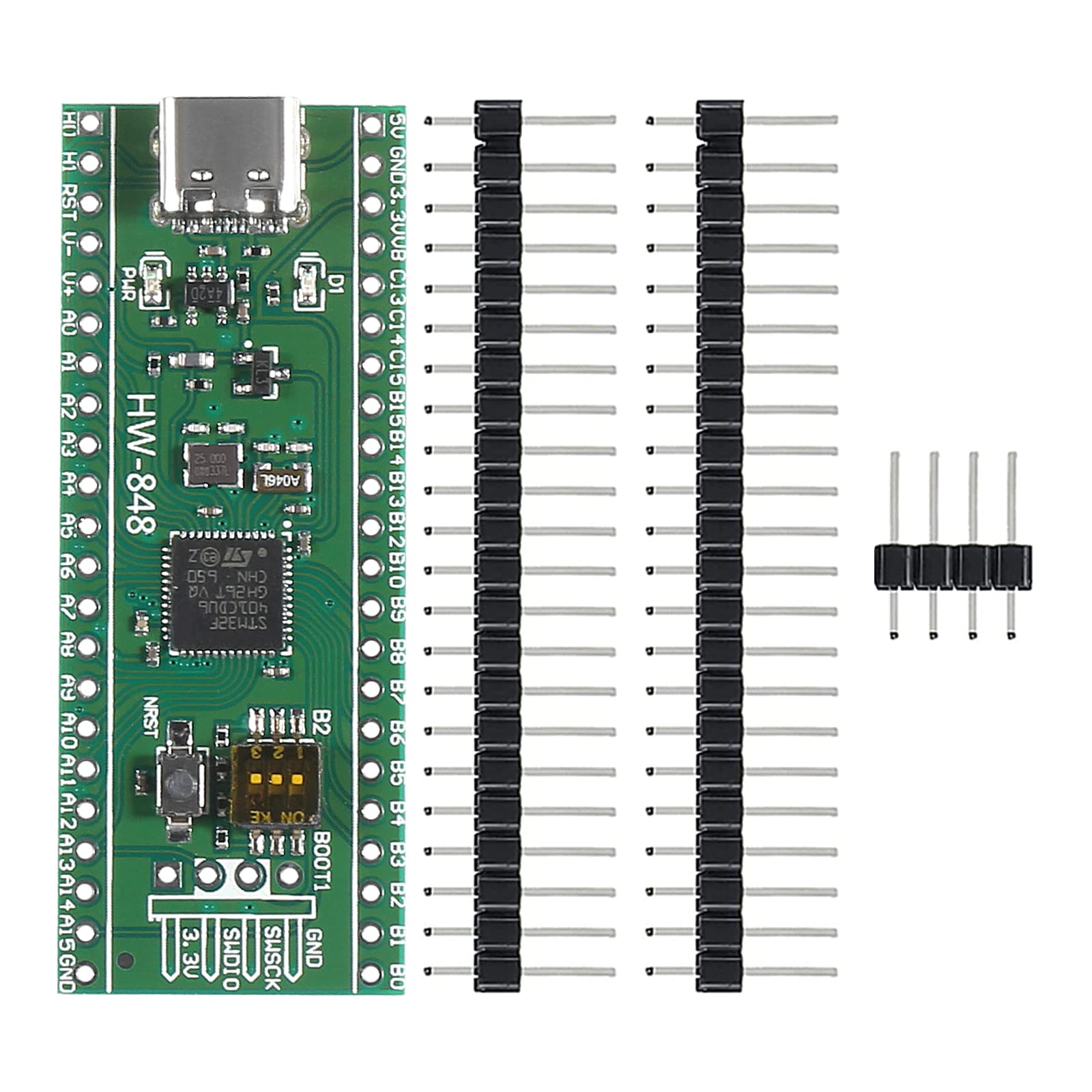 AITIAO 4Pcs STM32F401 Development Board STM32F401CCU6 STM32F4 Development Board Learning Board