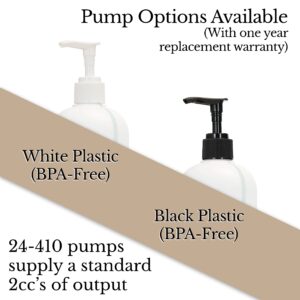 Refillable Body Wash Shampoo and Conditioner Pump Dispenser Bottles with View Stripe, 19 oz 3-Pack Set (Black Pumps) - Silkscreen Labeled Shower Bottles, Empty Plastic Bottles with Pump for Bathroom