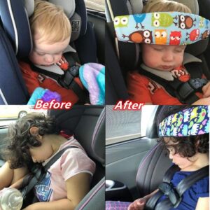 Baby Head Support for Car Seat-Head Band Strap Headrest, Stroller Carseat Sleeping Baby Carseat Head Support for Toddler Kids Children Child Infant Baby Interior Accessories for Car