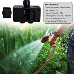 100ft/30M Drip Irrigation Kit 154PCS DIY Automatic Garden Irrigation System with 2 Outlet Water Sprinkler Timer for Garden,Greenhouse 1/4" Tubing Hose Adjustable Nozzles Micro Drip Set