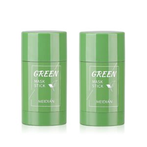 30pcs collagen face mask skin reborn cooling mask, essential lifting firming anti aging moisturizing face care gel cream, portable packaging for women & men (2pcs green tea mask)