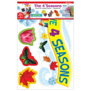 the 4 seasons learning set, by trend enterprises, inc., dry erase learning set on the seasons, ages 4-12