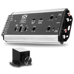 nvx xloc44x 4 inputs / 4 outputs high voltage active line output converter with impedance matching and remote level control