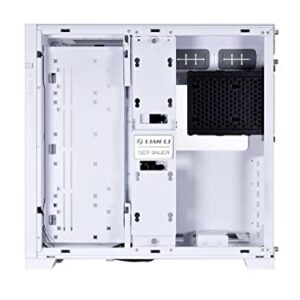 Lian-Li O11 Dynamic EVO ATX Mid Tower Tempered Glass Computer Case, White