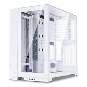 Lian-Li O11 Dynamic EVO ATX Mid Tower Tempered Glass Computer Case, White