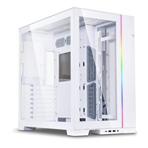 Lian-Li O11 Dynamic EVO ATX Mid Tower Tempered Glass Computer Case, White