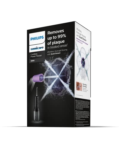 Philips Sonicare Power Flosser 3000 Cordless, Black, HX3806/23