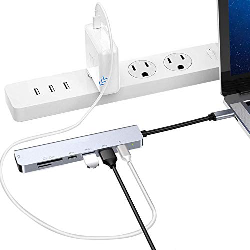 Type‑C Hub Multifunction 7 in 1 USB Docking Station Electronic Adapter 3840 x 2160P/30HZ