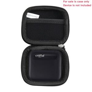 Hermitshell Hard Travel Case for Crucial X6 500GB / 1TB / 2TB / 4TB Portable SSD External Solid State Drive