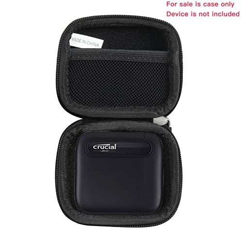 Hermitshell Hard Travel Case for Crucial X6 500GB / 1TB / 2TB / 4TB Portable SSD External Solid State Drive