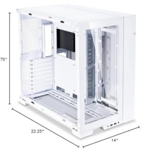 Lian-Li O11 Dynamic EVO ATX Mid Tower Tempered Glass Computer Case, White