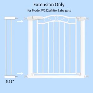 baby gate extension for fairy baby safety gate (14cm/2.75inch)