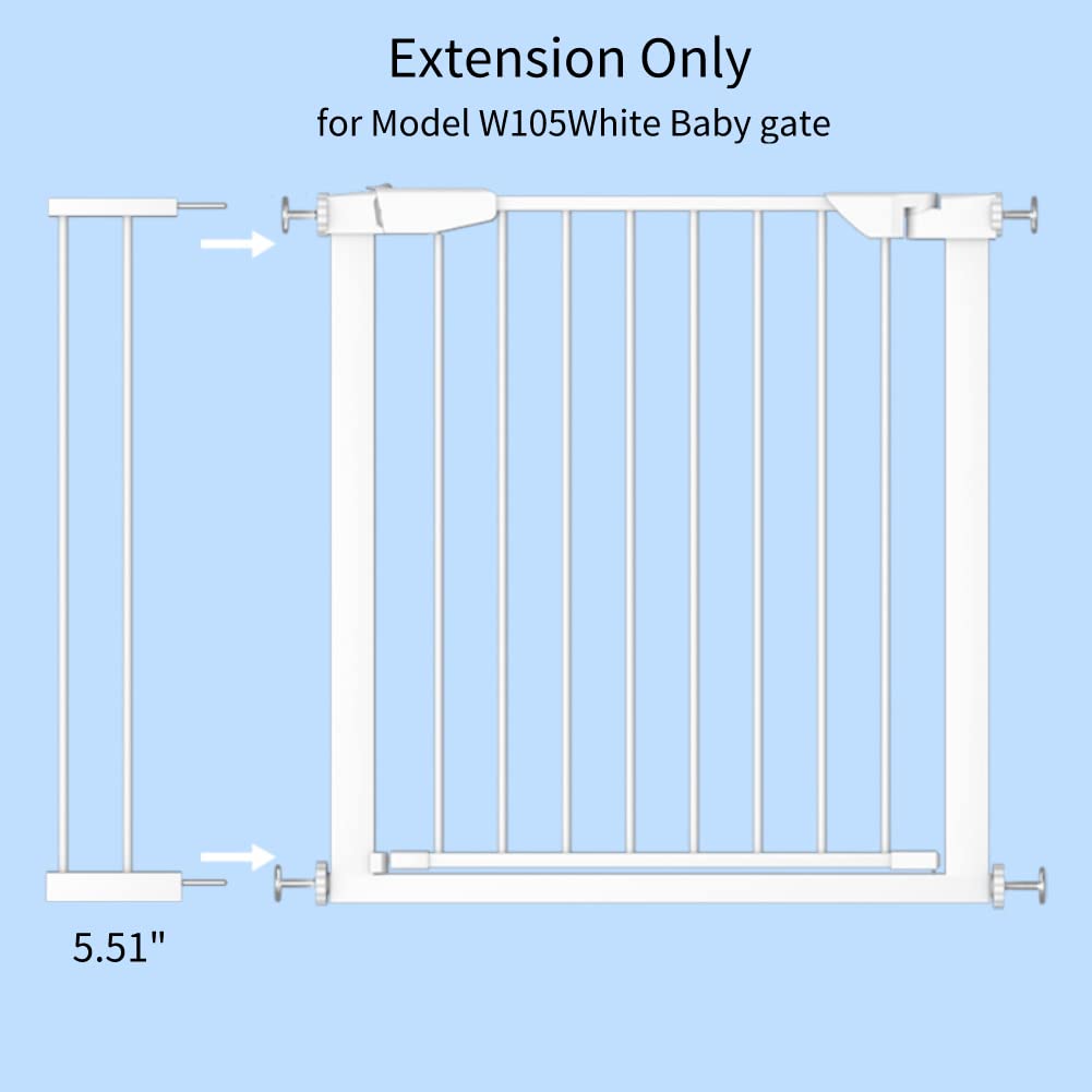 baby gate extension for fairy baby safety gate (14cm/5.5inch)