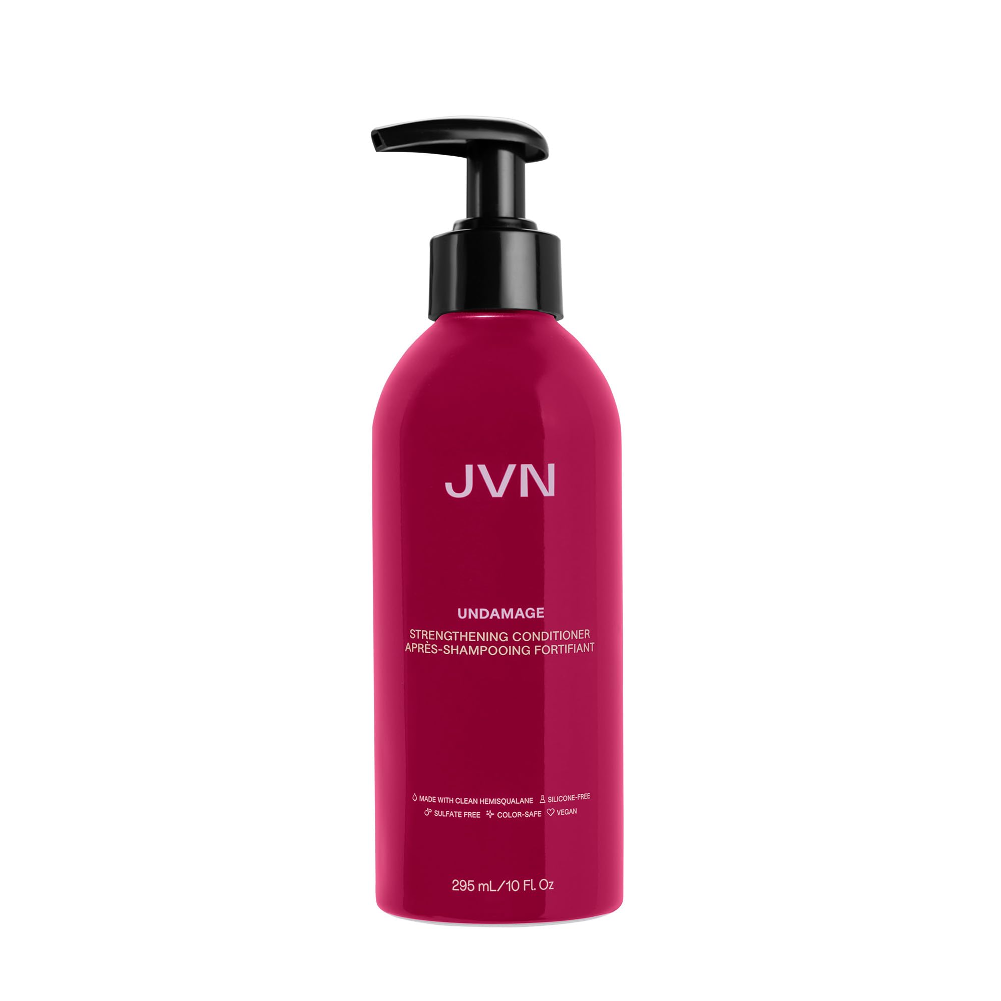 JVN Undamage Strengthening Conditioner, Reparative Conditioner for Dry Hair, Smooths Strands and Repairs Hair, Sulfate Free (10 Fl Oz)