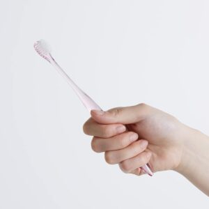 MISOKA・ISM Toothbrush Sakura (Pale Pink) Mineral-Coated Bristles Designer's Model Premium Toothbrush Made in Japan Japanese Craftsmanship