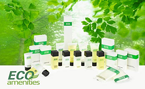 ECO Amenities Pack of 72 Hotel Shampoo Bulk in Travel Size Individually Wrapped 0.75oz Hair Shampoo Mild and Refresh Scent Guest Bathroom Toiletries