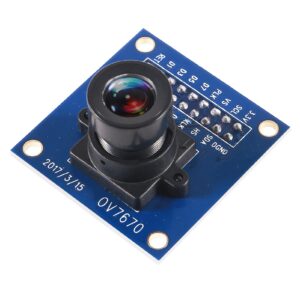 AITIAO 4Pcs OV7670 Camera Module OV7670 640x480 0.3Mega 300KP VGA CMOS Camera Module I2C Lens CMOS 640X480 SCCB Compatible W/ I2C Interface for ARM FPGA