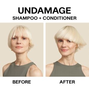 JVN Undamage Strengthening Shampoo, Reparative Shampoo for Dry Hair, Smooths Strands and Repairs Hair, Sulfate Free (10 Fl Oz)