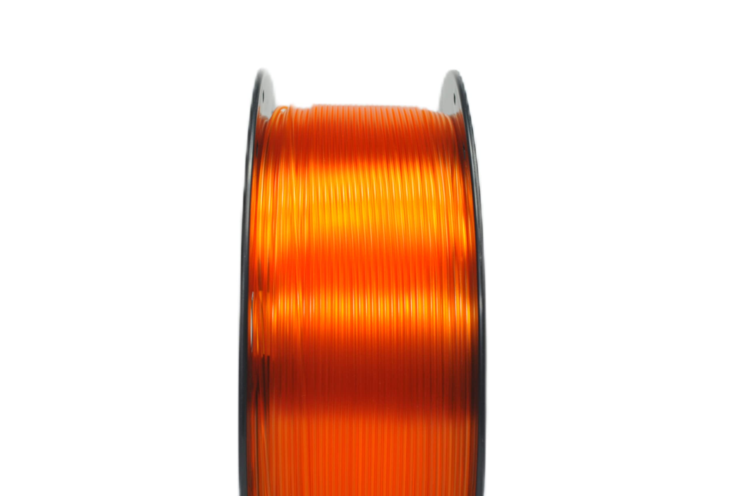 RANKI PETG Filament 1.75mm 3D Printer Filament, Dimensional Accuracy +/- 0.03 mm, 1kg Spool(Transparent Orange)