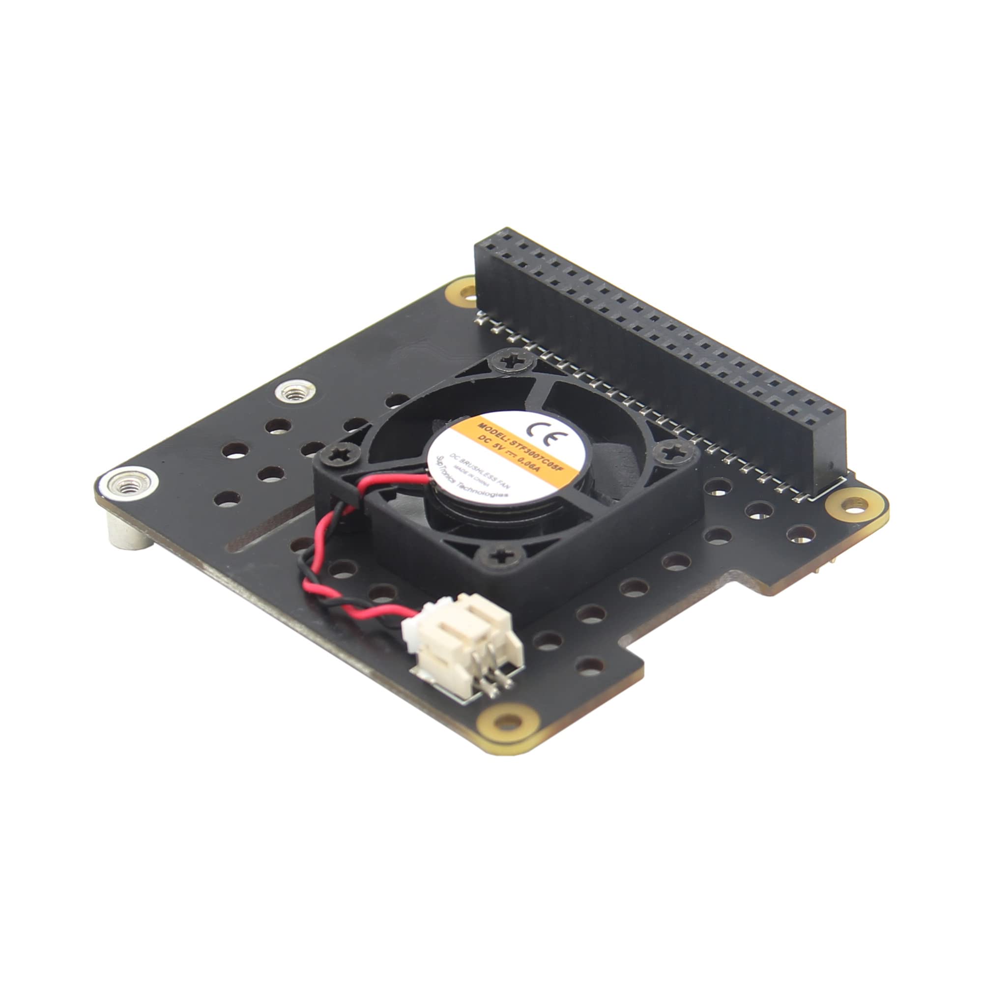 Geekworm X630-A2 Auido Hat & Cooling Fan Expansion Board for X630 Hdmi to CSI-2 Module & Raspberry Pi 4 Model B(Not include X630 & Raspberry Pi 4)