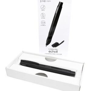 Livescribe Echo 2 Black Digital Smart Pen | Bluetooth | Wireless | iOS, Android, Mac, Windows | APX-00043