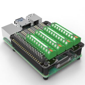 REXQualis RPi GPIO Status LED & Terminal Block Breakout Board HAT for Raspberry Pi A+ 3A+ B+ 2B 3B 3B+ 4B