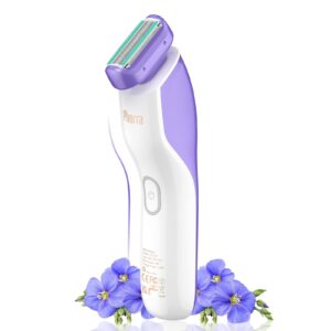 electric razors for women, close womens electric razor with aloe bars for legs arm armpit, ladies shaver ipx7 waterproof wet and dry use, type-c usb recharge womens shaver