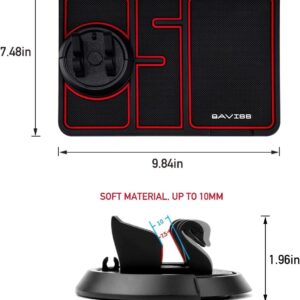 4 in 1 Non-Slip Phone Pad for Car, Anti-Slip Mat Car Phone Holder with Mount, Car Dashboard Accessories, Temporary Car Parking Card Number Plate and Aromatherapy