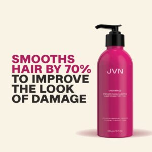 JVN Undamage Strengthening Shampoo, Reparative Shampoo for Dry Hair, Smooths Strands and Repairs Hair, Sulfate Free (10 Fl Oz)