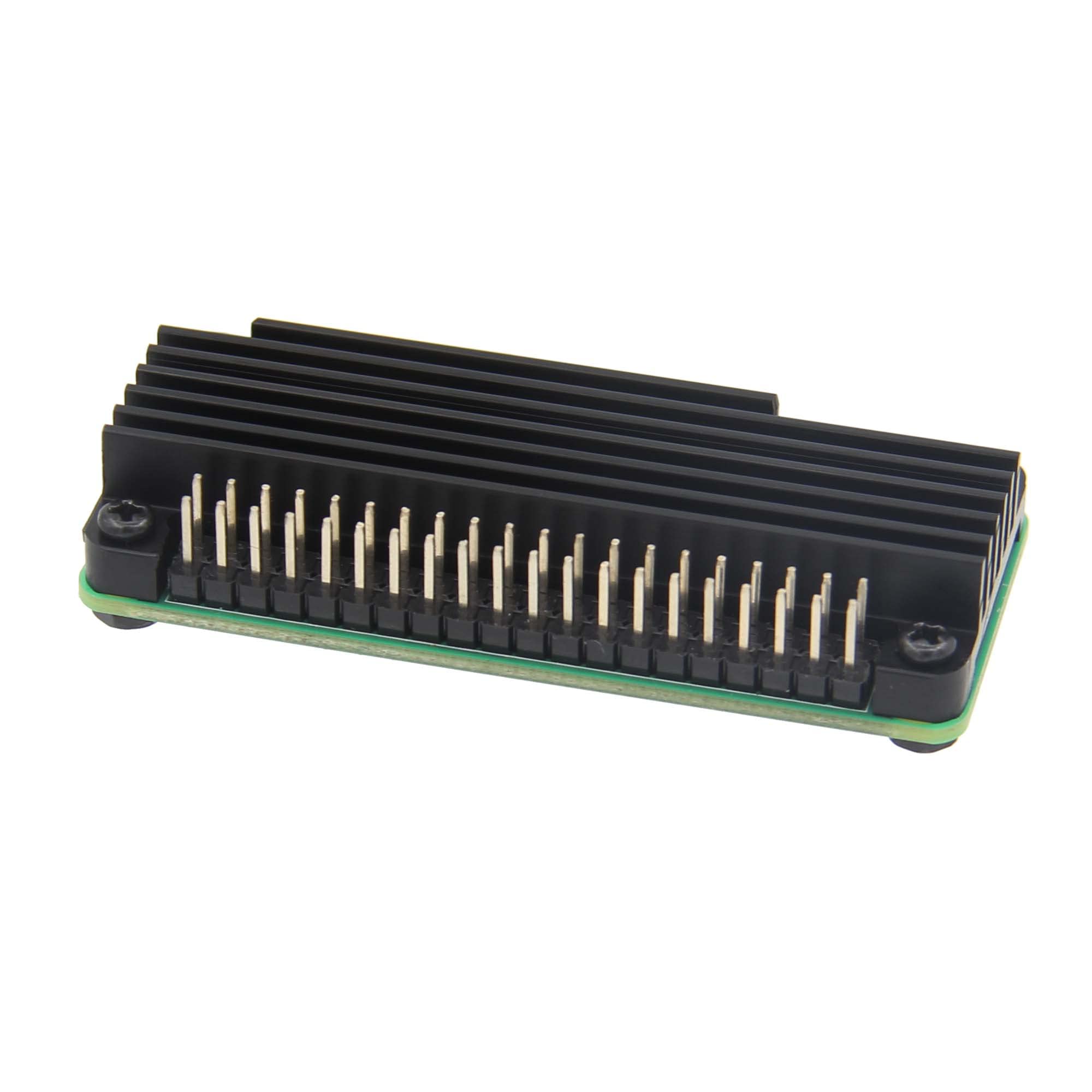 Geekworm Raspberry Pi Zero 2 W Heatsink C296, 10mm Aluminumn Alloy Heatsink Radiator Compatible with Raspberry Pi Zero 2W / Pi Zero W/Pi Zero