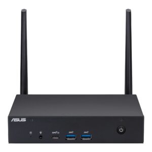 asus pl63 mini pc barebone with intel® core™ i5-1135g7, up to 64gb ddr4 ram, one m.2 pcie slot, wifi 6, bluetooth, dual usb-c 3.2 gen2 supports dp 1.4 & power delivery, hardware tpm with vesa mount