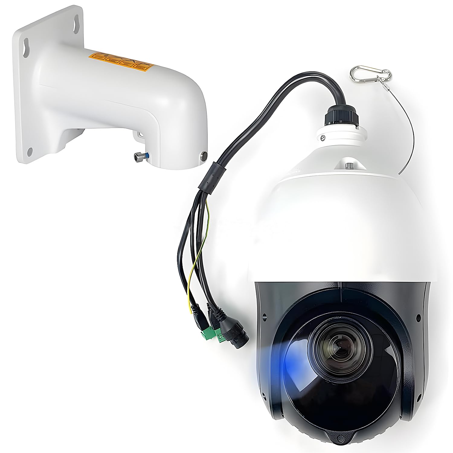 RICHSECU DS-2DE4425IW-DE Hik 4MP PTZ IP Camera, PoE Speed Dome Network Camera with 25X Optical Zoom, 16X Digital Zoom, Human/Vehicle Detection, DarkFighter, Compatible with Hik NVR/Hik-Connect APP