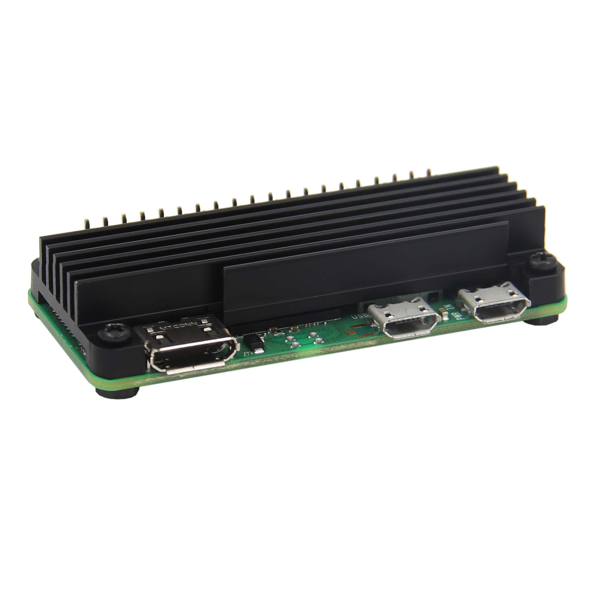 Geekworm Raspberry Pi Zero 2 W Heatsink C296, 10mm Aluminumn Alloy Heatsink Radiator Compatible with Raspberry Pi Zero 2W / Pi Zero W/Pi Zero