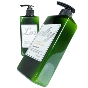 lorelty argan oil shampoo and conditioner set for dry damaged hair treatment for damaged hair repair -for all hair types & color treated hair, men and women