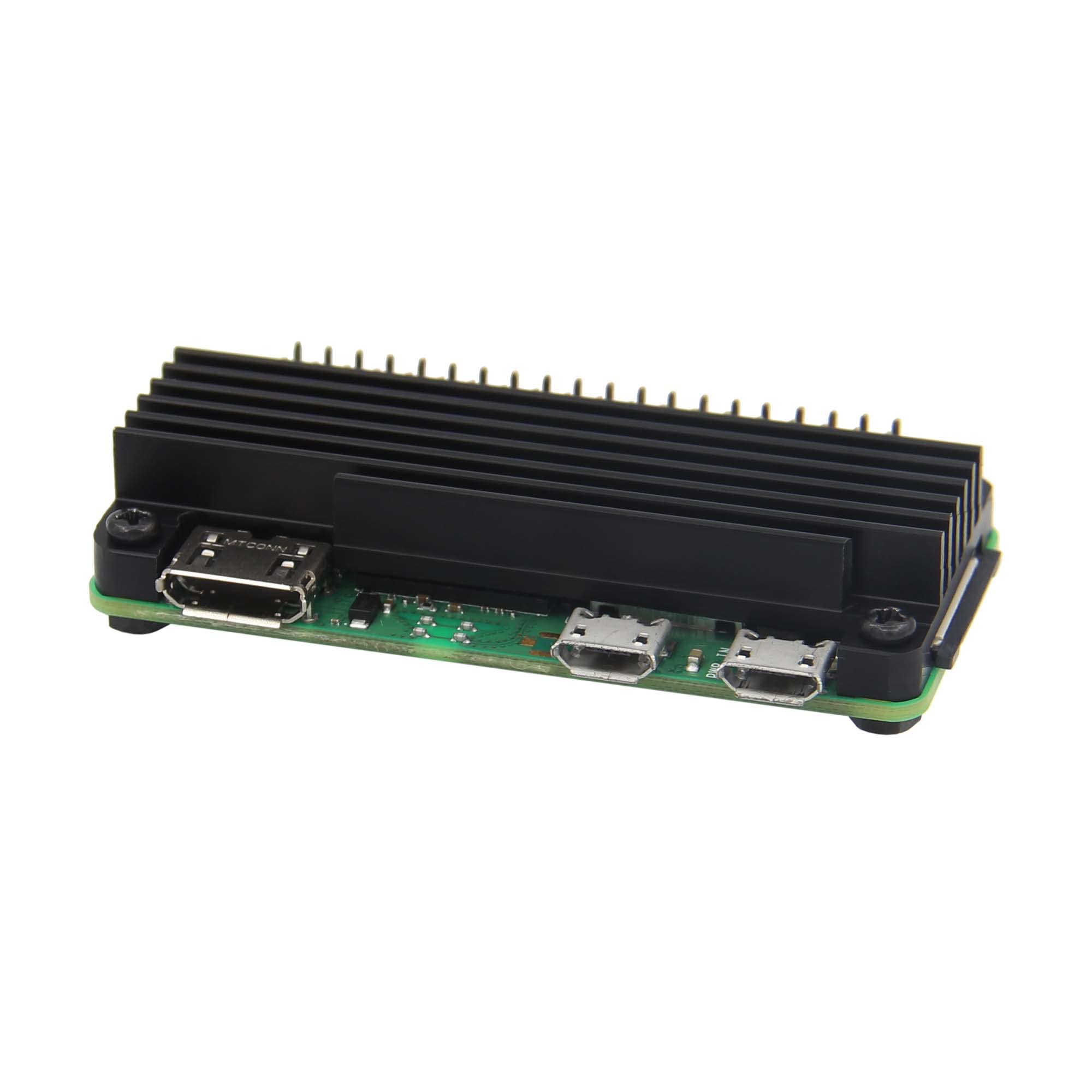 Geekworm Raspberry Pi Zero 2 W Heatsink C296, 10mm Aluminumn Alloy Heatsink Radiator Compatible with Raspberry Pi Zero 2W / Pi Zero W/Pi Zero